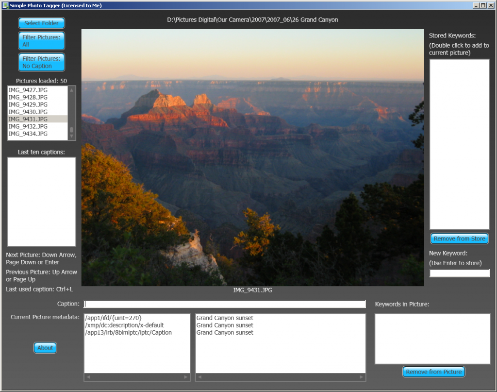 Simple Photo Tagger – GeekTieGuy